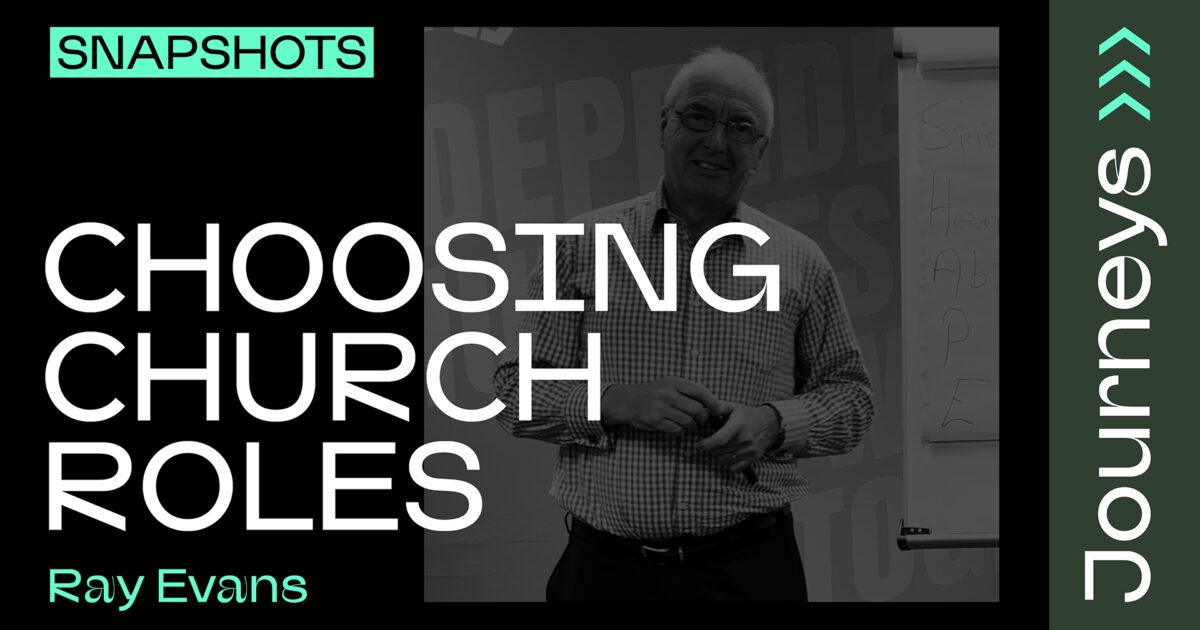 Choosing Church Roles - FIEC