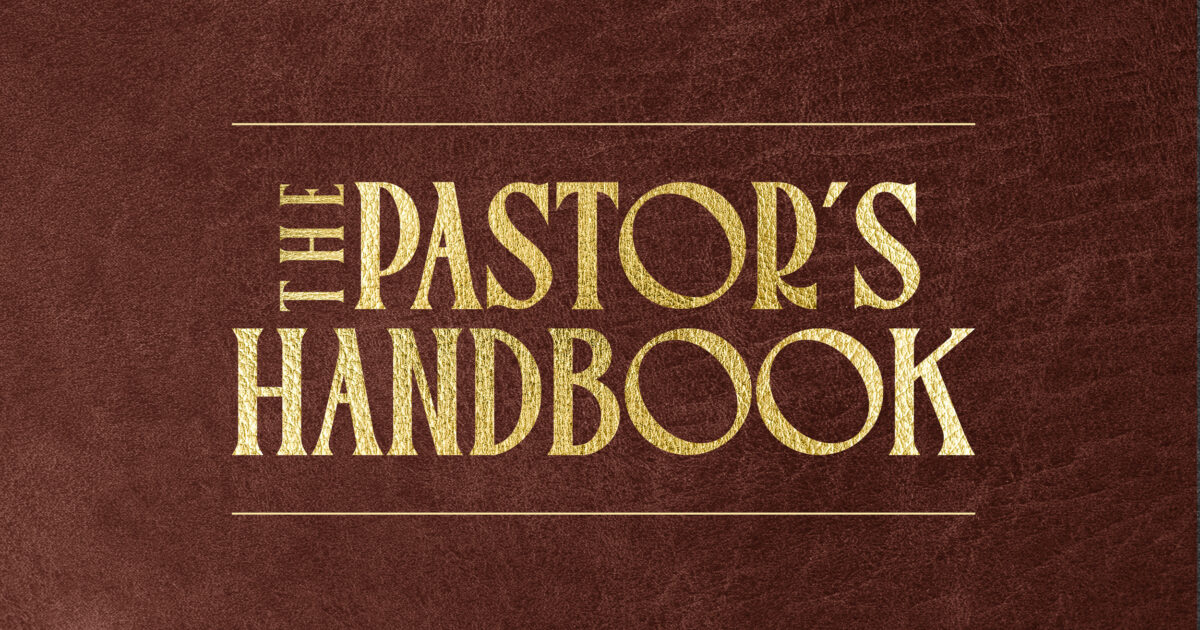 The Pastor's Handbook - FIEC